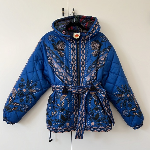 FARM Rio | Jackets & Coats | Farm Rio Reversible Puffer Jacket | Poshmark